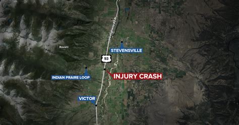 Update Crash On Highway 93 North Of Victor Cleared