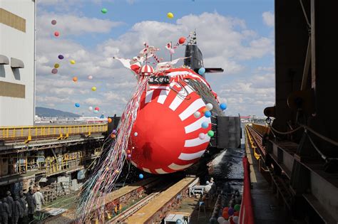 海上自衛隊の最新鋭3000トン型潜水艦「はくげい」が進水！ 海上自衛隊の最新鋭潜水艦「はくげい」の命名・進水式が開催。 一般社団法人
