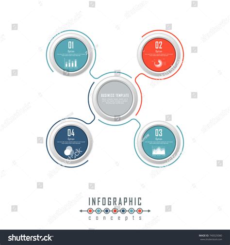 Vector Timeline Infographics Chart Diagram Web Stock Vector Royalty Free 740525080 Shutterstock