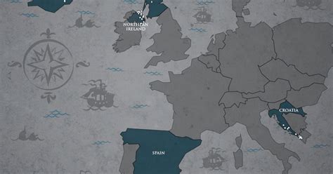 A Map Of All Game Of Thrones Filming Locations Flytrippers