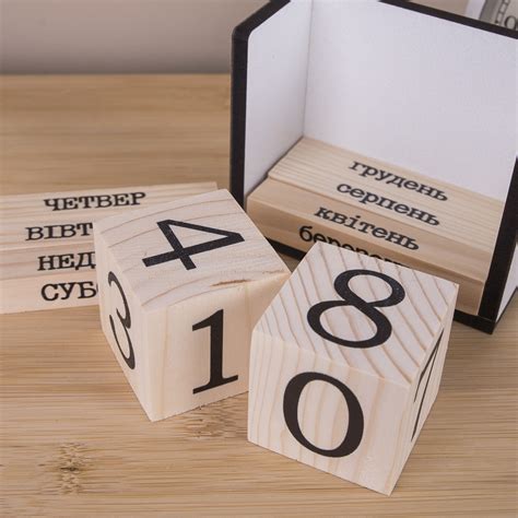 Вічний календар деревяний Id 1555590883 цена 235 ₴ купити на Prom Ua