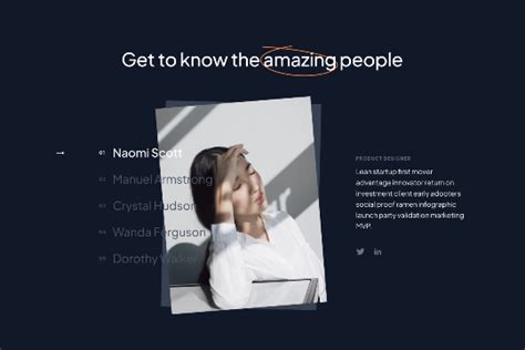 Team Component Webflow