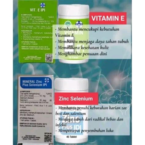 Jual New Vitamin Ipi Vit Cvit Avit Evit Dcalcium Lengkap Shopee