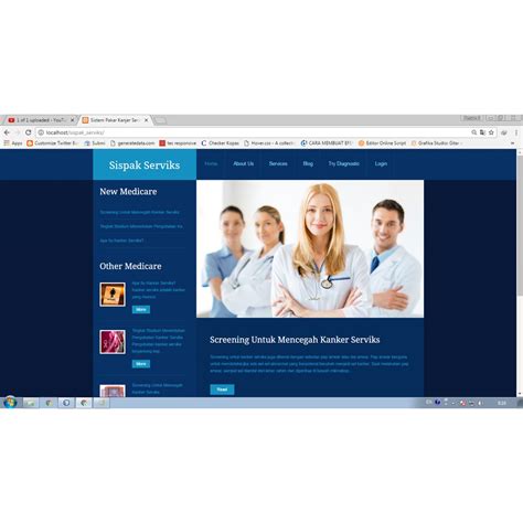 Jual Aplikasi Sistem Pakar Diagnosa Gejala Kanker Serviks Dengan Php
