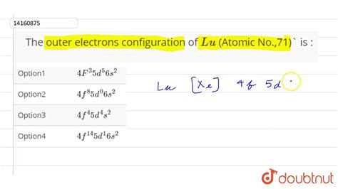 Lutetiums Lu Electron Configuration Explained A Full Guide Wiki Science Blog