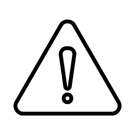 Icono De Advertencia De Precaución Atención O Peligro Con Triángulo Y