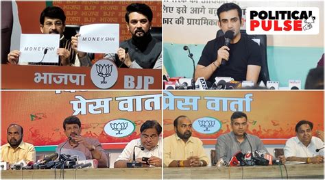 With Mps Leading Offensive Delhi Bjp Tries To Trump Aap In Narrative