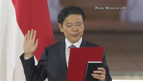 黄循财宣誓就任新加坡第四任总理腾讯新闻