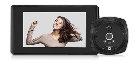 Цифровой дверной глазок С15: разрешение HD и большой экран 4,3”, но так ...