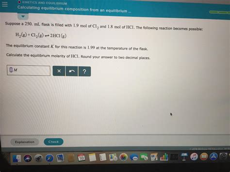 Solved O Kinetics And Equilibrium Calculating Equilibrium