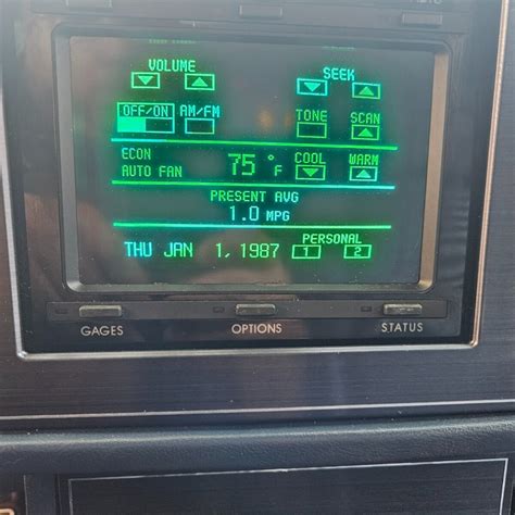 Newbie Seeking CRT Help Reatta Owners Journal Forum Reatta Owners