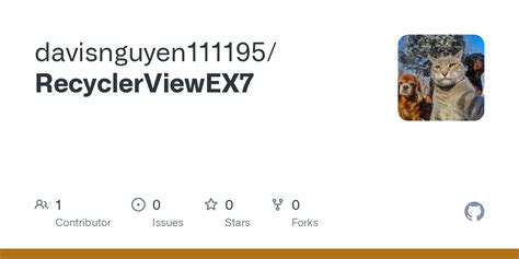 GitHub Davisnguyen RecyclerViewEX