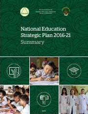 National Education Strategic Plan Pdf The Government Of The Republic Of The Union Of Myanmar