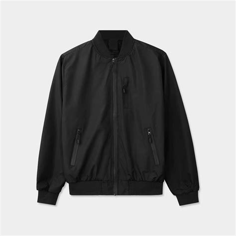 Jual Jaket Bomber Pria Basic Waterproof Anti Air Jaket Bomber Polos Bomber Basic Pria