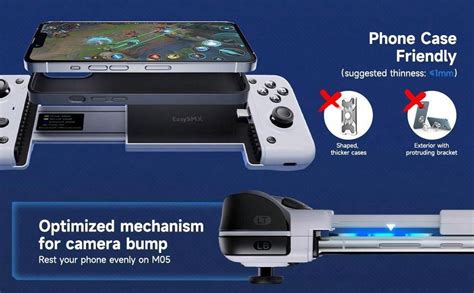 Easysmx M05 Android Mobile Phone Gaming Controller Compatible With