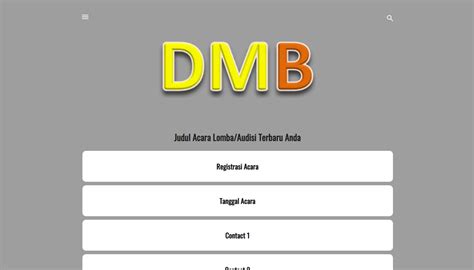 Template Blogger Gratis Mirip Linktree Simple Keren And Minimalis