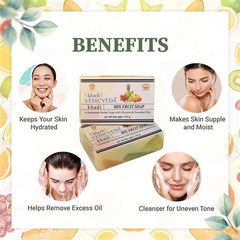 Mix Fruit Glycerin Khadi Herbal Soap Buy Khadi Online