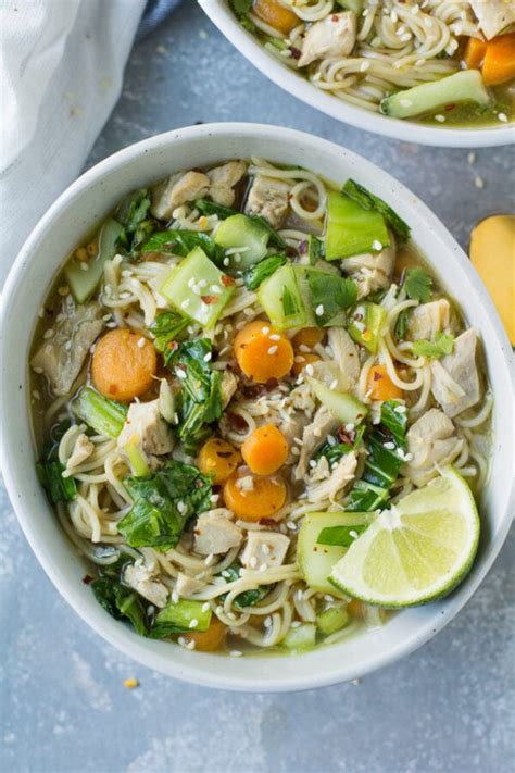 Asian Inspired Chicken Soup The Clean Eating Couple