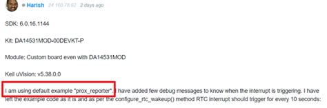 RTC Interrupt Handler Is Triggering With Wrong Timing Bluetooth Low Energy Renesas Wireless