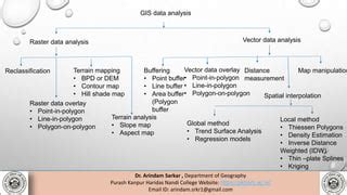 Gis Data Analysis Pptx