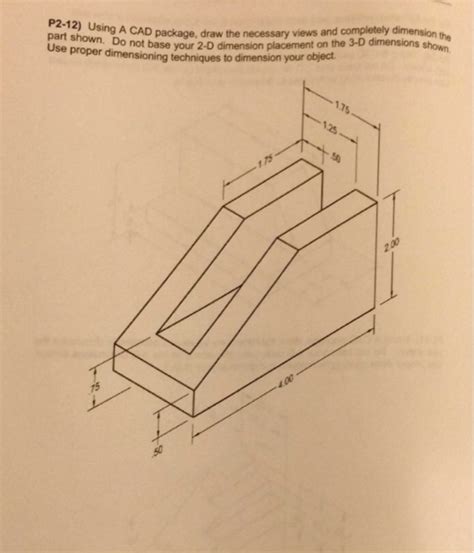 solved using a cad package draw the necessary views and