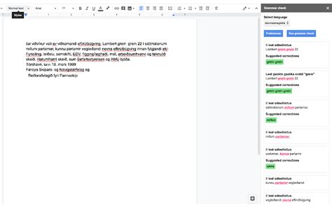 Divvun Grammar Checker Google Workspace Marketplace