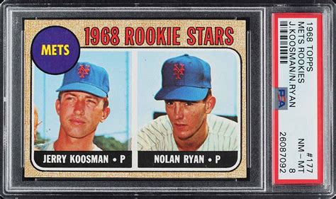 Nolan Ryan 1968 Topps 177 Rookie Stars Price Guide Sports Card Investor