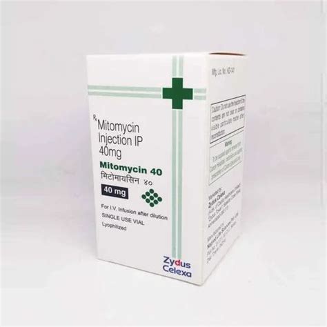 Mitomycin Injection Ip 40mg At ₹ 3000 Vial Anti Cancer Injection In