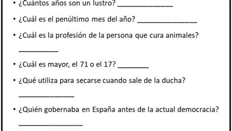 Bateria Preguntas Estimulacion Cognitiva Math Math Equations Equation