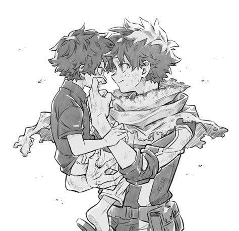 Midoriya Izuku And Shigaraki Tomura Boku No Hero Academia Drawn By Roho Rkgk Danbooru