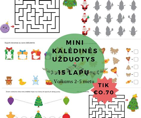 Mini Kalėdinės Užduotys