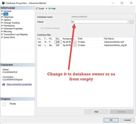 sql server fix error cannot execute as the database principal