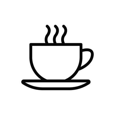 Coffee Cup Saucer Icon Isolated Vector Illustration 24916413 Vector Art