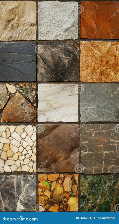 Diverse Textures A Collection Of Natural And Synthetic Patterns Texture Variety Concept Stock