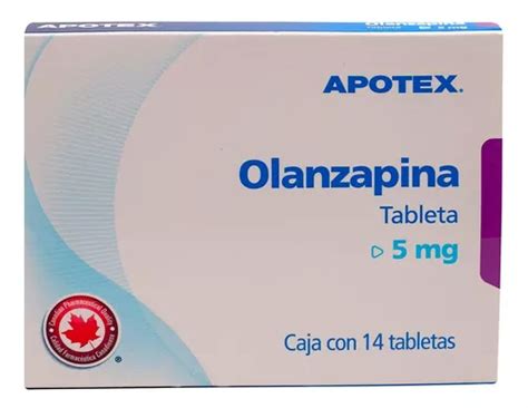 Olanzapina Tableta Mg Apotex Caja C MercadoLibre