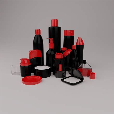 Cosmetics Set 3d Model Cgtrader