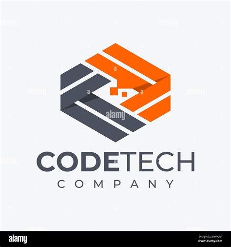 Modern Technology Pixel Coding Logo Design Brand Dynamic Digital Code