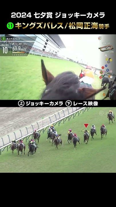 【ジョッキーカメラ×レース映像】2024年七夕賞 キングズパレス 松岡正海騎手 Shorts ｜jra公式 Youtube