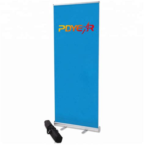 80 200cm Custom Retractable Banner Stand Aluminum Roll Up Display