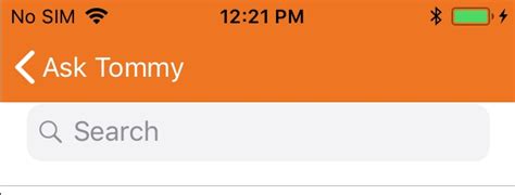 Ios Unable To Change Background Color Of TF In Search Bar Implemented