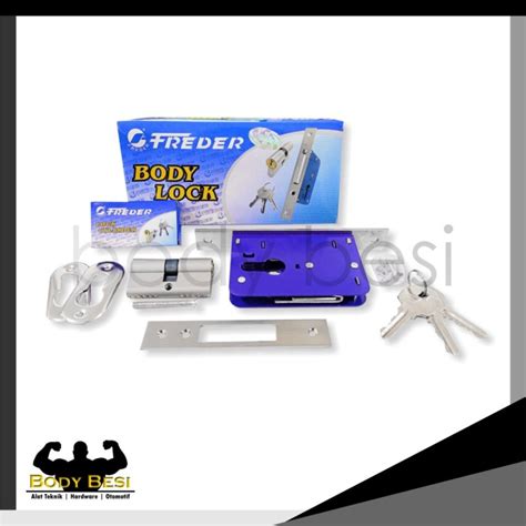Jual Body Kunci Pintu Dorong Geser Sliding Freder Sn Kota Surabaya Body Besi Tokopedia