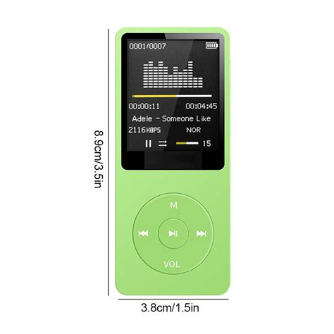 Portable Mp3 Player Rechargeable Record Noise Conduction Media Lossless Pocket Sport Music Play