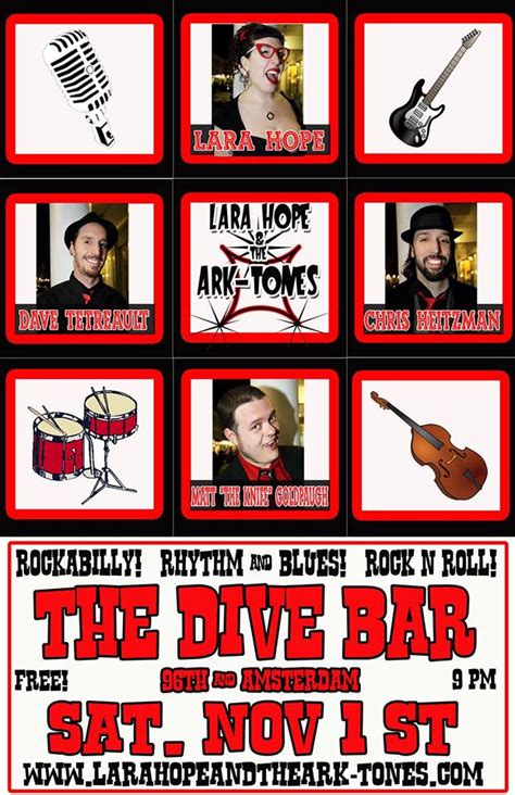 Lara Hope And The Ark Tones At Dive Bar Murphguide Nyc Bar Guide