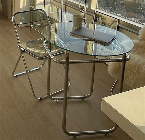 모듈선반 원형테이블 고스트체어2개 전신거울 거실가구 중고나라