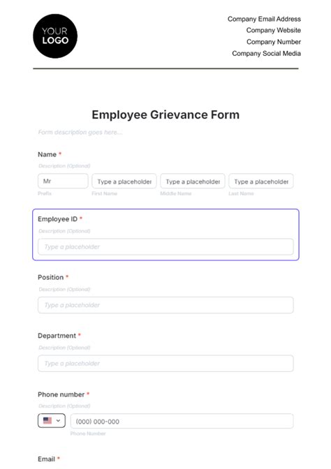 Free Employee Form Templates To Edit Online