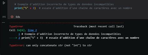 Erreurs En Python Types Et Solutions
