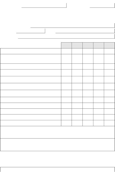 Course Evaluation Form In Word And Pdf Formats