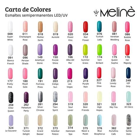 Esmalte Semipermanente Meline Santa Fe Manicuras Venta De Insumos Y