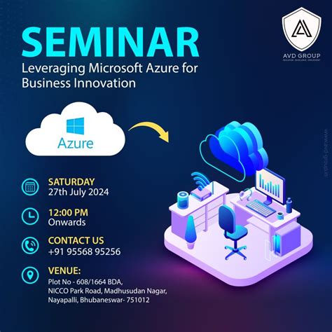 Avd Group On Linkedin Azureseminar Avdgroup Bhubaneswar Cloudcomputing Techseminar