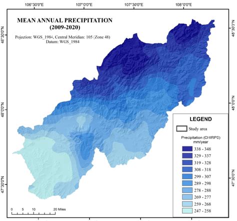 Mean Annual Precipitation Mm Chirps Download Scientific Diagram
